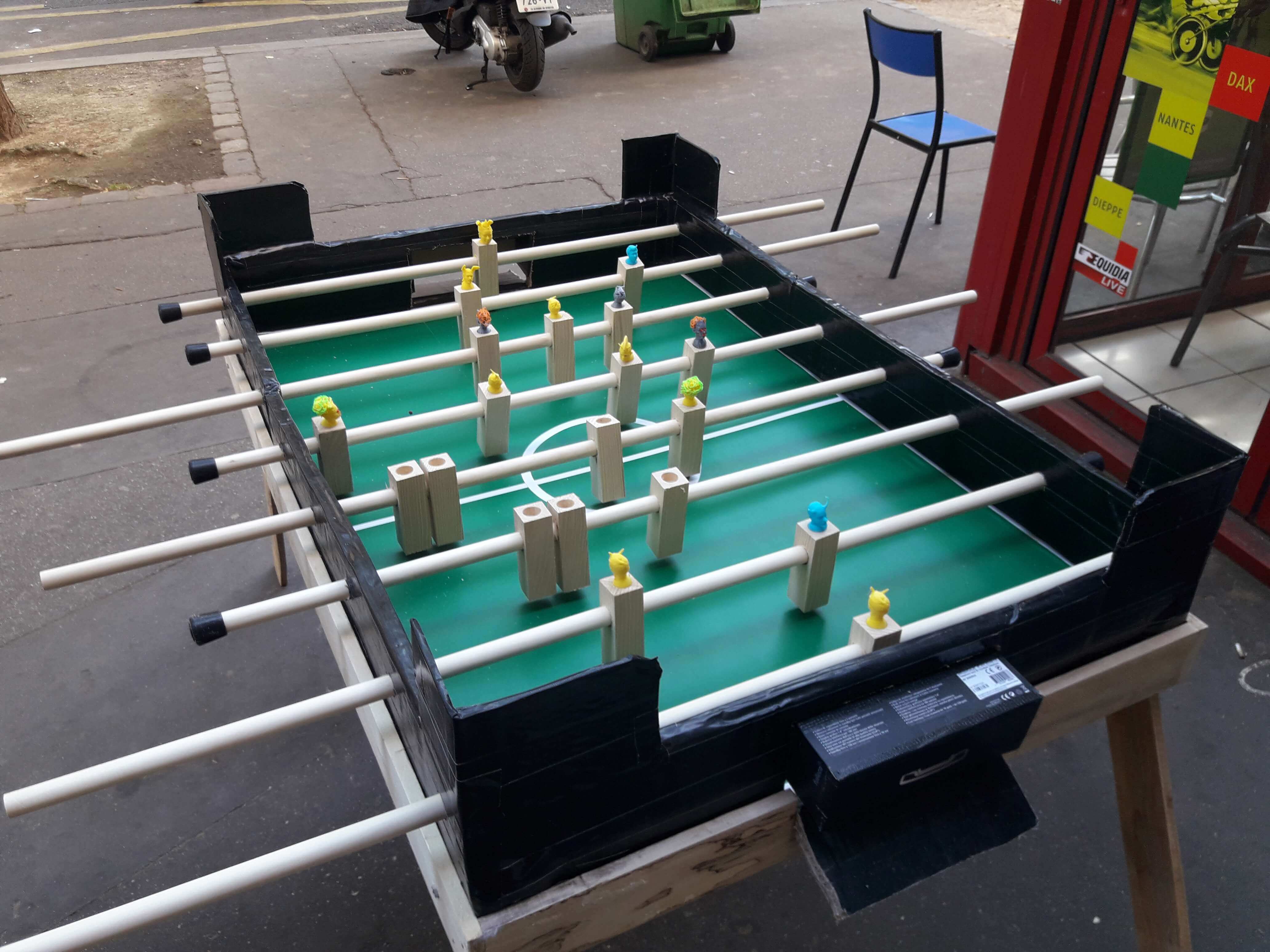 Construction d’un baby foot ou un projet un peu plus encombrant qu’un ...